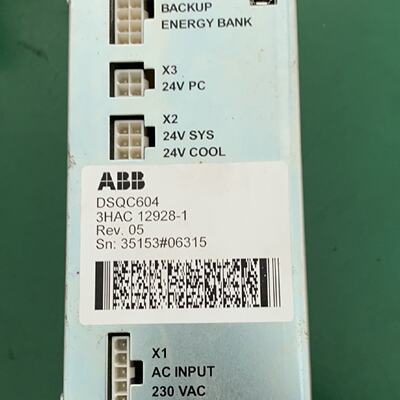议价ABB机器人电源3HAC 12928-1现货销售DSQC604