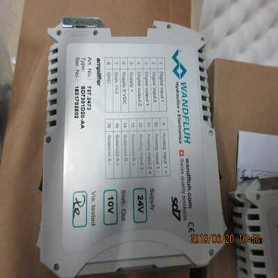 批发液压瑞士Wandfuluh/万福乐SD7332D22-AA放大器