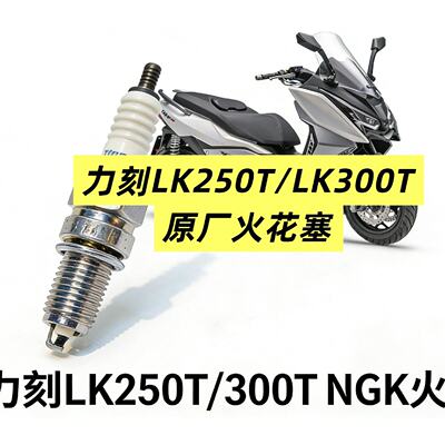 原厂配件力刻318摩托车LK250TLK300TNGK铂金火花塞性能升级