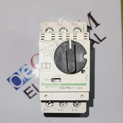 SCHNEIDER电动GV2P06电机保护电路断路器范围1-1.6AFASTSHIP