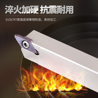 走心机纵切自动车床切槽刀杆KTKFR1212JX16无偏头切断刀杆外槽刀