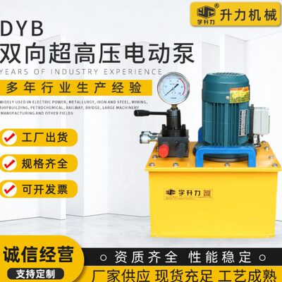 DYB-0.75双向超压电动泵站千斤顶液压泵双油路液压电动泵站
