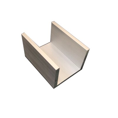 槽铝 铝合金槽铝60x40x4硬质铝合金槽铝型材U型槽铝 内径52mm铝槽