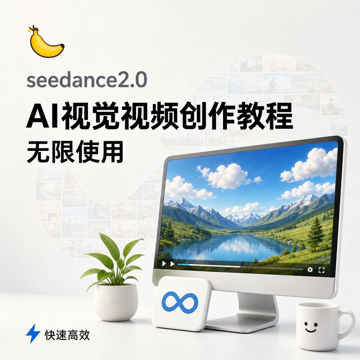 AI视觉视频创作教程教案seedance2.0无上限生成