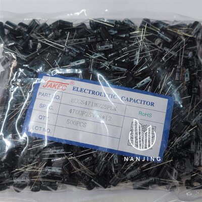 直插电解电容16V/330UF/16V尺寸6*11原装JAKEC【1000只有拆零】