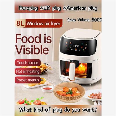 8L Airfryer Oven Air fryer Oil free oilless cooker Nonstick