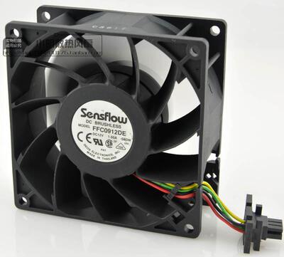 正品台达 FFC0912DE 9038 12V 1.50A 9CM 强力散热风扇 工业风机