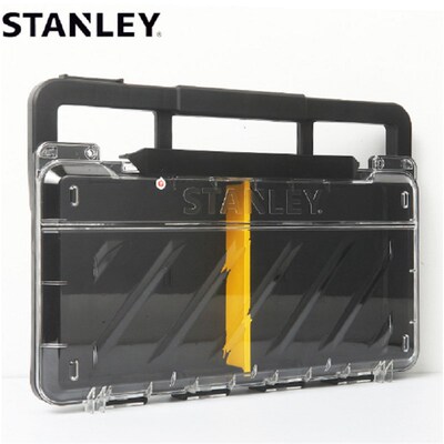 史丹利钻石透明塑料盒16寸工具箱零件盒STST74301-8-23