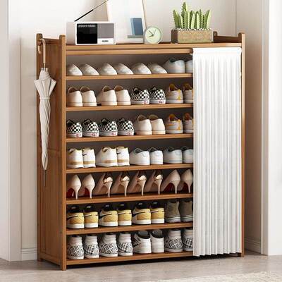 简易鞋柜鞋置架口鞋子进门门收纳柜鞋架宿舍多FJY层靠墙子物架