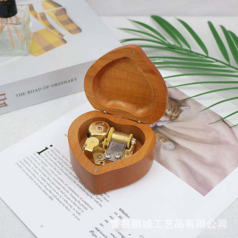 木制音乐盒实木八音盒创意生日礼物情人节送女友木质工艺品礼品盒