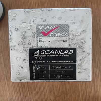 询价二手scanlab光纤振镜头scancube10，没有测试