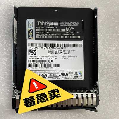 IBM 00YK193 240GB SATA 6Gb 三星