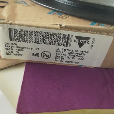 2500PCS LOT SI4862DYT1E3 Vishay Intertechnologies Trans MOSF
