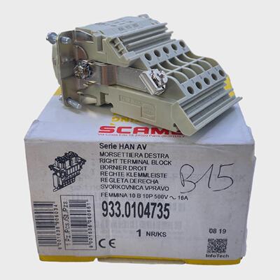 HARTING 933.0104735 Terminal for Industrialist Insert 500V 1