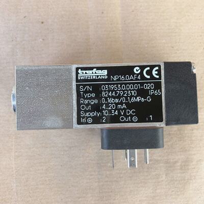 TRAFAG 8244.79.2310 BLOCK PRESSURE TRANSMITTER NP16.0AF4 824