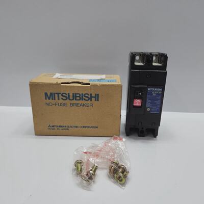 MITSUBISHI ELECTRIC NF100SP 2POLE NOFUSE CIRCUIT BREAKER 75A
