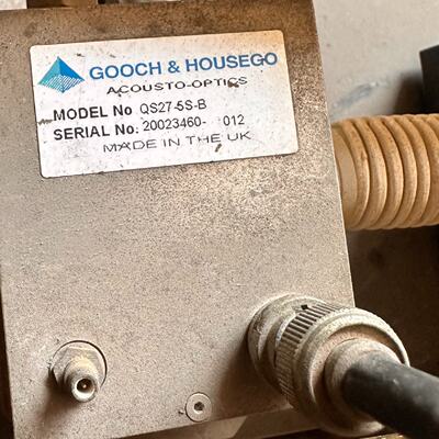 溢价-英国GOOCHHOUSEGO古奇激光Q开关整台要的下单Q