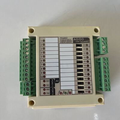 T34AO 10 Analog inputs 4 Analog Output 8 Relays output