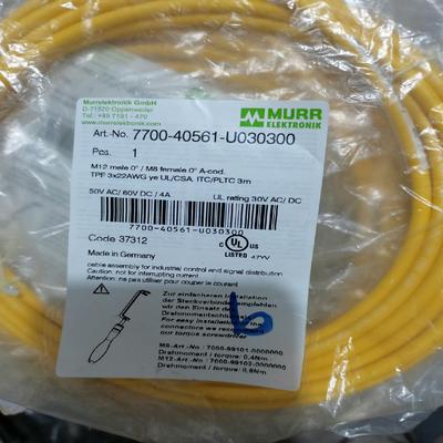 询价~MURR穆尔连接器7700-40561-U030300