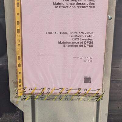 trumpf LDS5 trudisk 1000 trumicro 7050  7240 laser diode sup