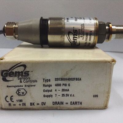 GEMS Intrinsically Safe Pressure Transmitter 221CBGH4002FBEA
