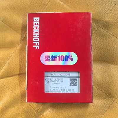 全新原装倍福BECKHOFFKL4012模块德国制造品-议价