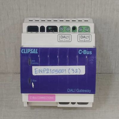 CLIPSAL 5502DAL CBUS DALI Gateway MFG.2019 WO ANY ACCESSORIE