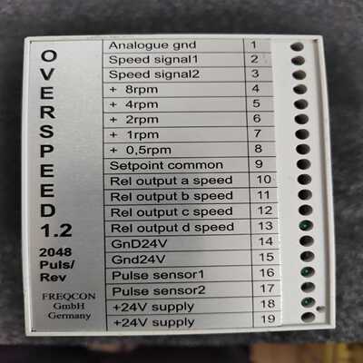 FREQCON超速模块OVERSPEED1.2，库存，功询价