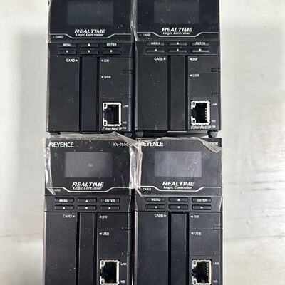 基恩士KEYENCEKV7500实时逻辑控制器轻微使用-议价
