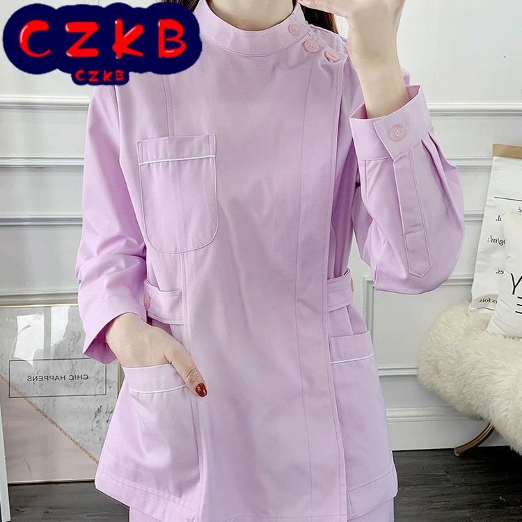 护士服分体套装月嫂护理服牙科口腔儿科医生工作服短袖护工长袖女