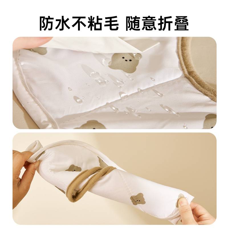 宠物项圈猫咪伊丽莎白项圈卡通小熊印花狗项圈绝育防舔头套用品