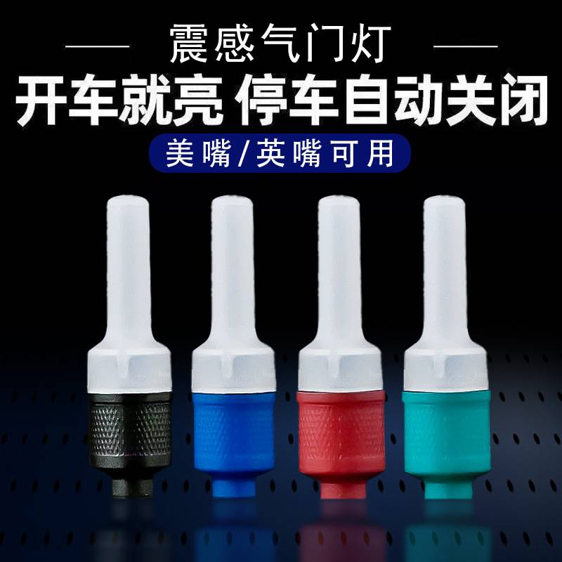 自行车气嘴灯山地车防水气门灯风火轮单车配件荧光棒型车轮轮胎灯