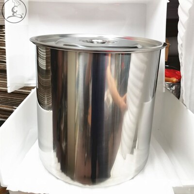 不锈钢50cm60cm高水池桶高身汤桶汤锅宽40cm内提耳无耳内耳储水桶