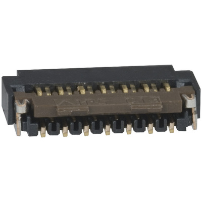 FH26-13S-0.3SHW(05)日本广濑HRS 0.3间距13PIN FPC翻盖下接夹子