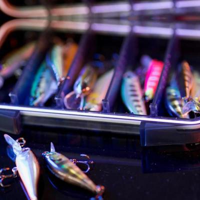 人溪纳KJC趣钓鱼配件路盒鱼钩饵鸣盒隔板亚工具渔具储物盒防水收