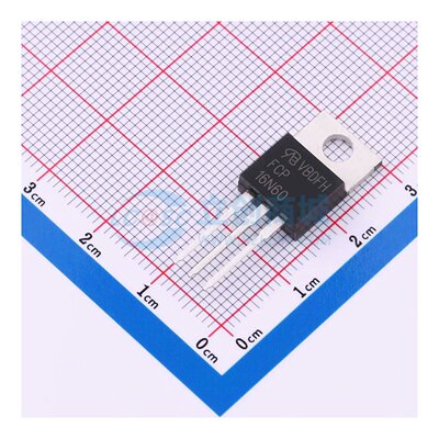 场效应管(MOSFET) FCP16N60-VB TO-220AB 600V 15A 1个N沟道
