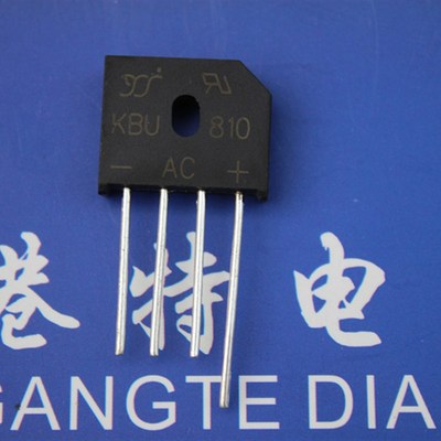 杨杰桥堆扁桥 KBU810 KBG810G 8A/1000V整流桥堆 原装正品