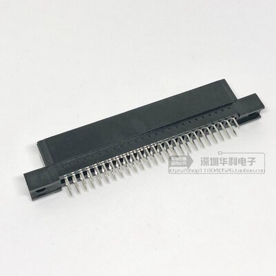 NDK/TAT野口总线脚距2.54mm插槽50P总线座PCB金手指插座带耳