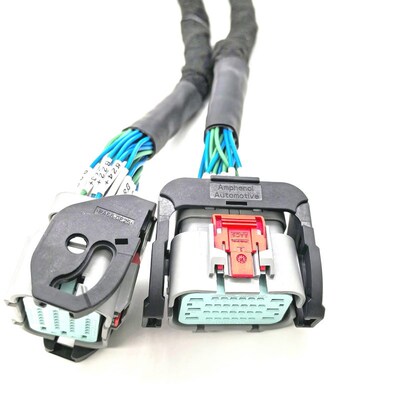 MPS02-BSFA032S BMS控制线缆铁氟龙延长信号线32孔安费诺汽车线束