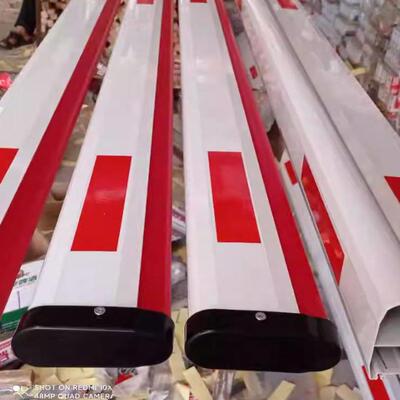 康海威视带胶条杆栅栏机伸缩杆升降杆社区停车场收费杆拦车智慧停