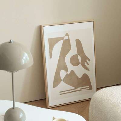 The positive 小众艺术ins玄关装饰画北欧抽象走廊客厅沙发挂画