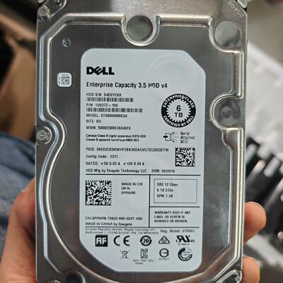 Dell戴尔6TSAS3.5服务器硬盘-议价