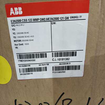 ABB万能式断路器E3N2500【卡奥电子】