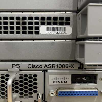 思科cisco ASR1006-X 机箱 带风扇 带2个电源