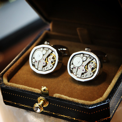 《得芯应手》绅士袖扣男法式衬衫袖钉袖口扣高级定制礼物