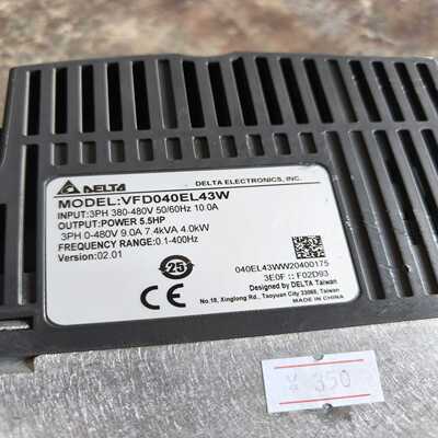 咨询-台达变频器VFD040EL43W3.7kW380V实物