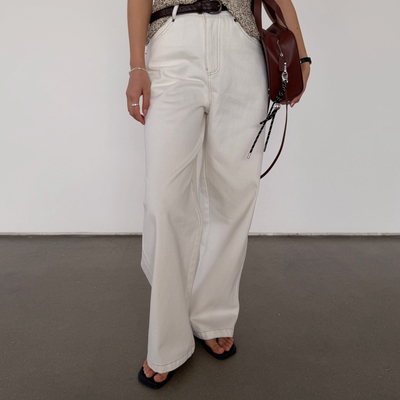 BEFORE SUNSET 日落/周末-26年春款百搭简约休闲裤(配腰带)