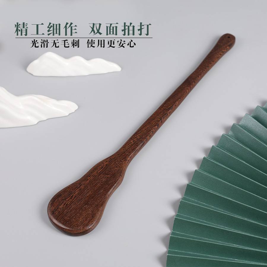 承善堂鸡翅木经络拍养生拍捶背敲打肌肉酸痛拍痧板木拍子敲打棒颈