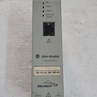 AllenBradley 1783ETAP1F SER A EtherNetIP Tap USED