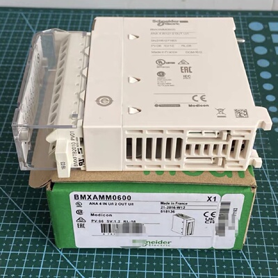 议价BMXAMM0600施耐德PLC输入输出模拟量模块，用於M340系列PLC